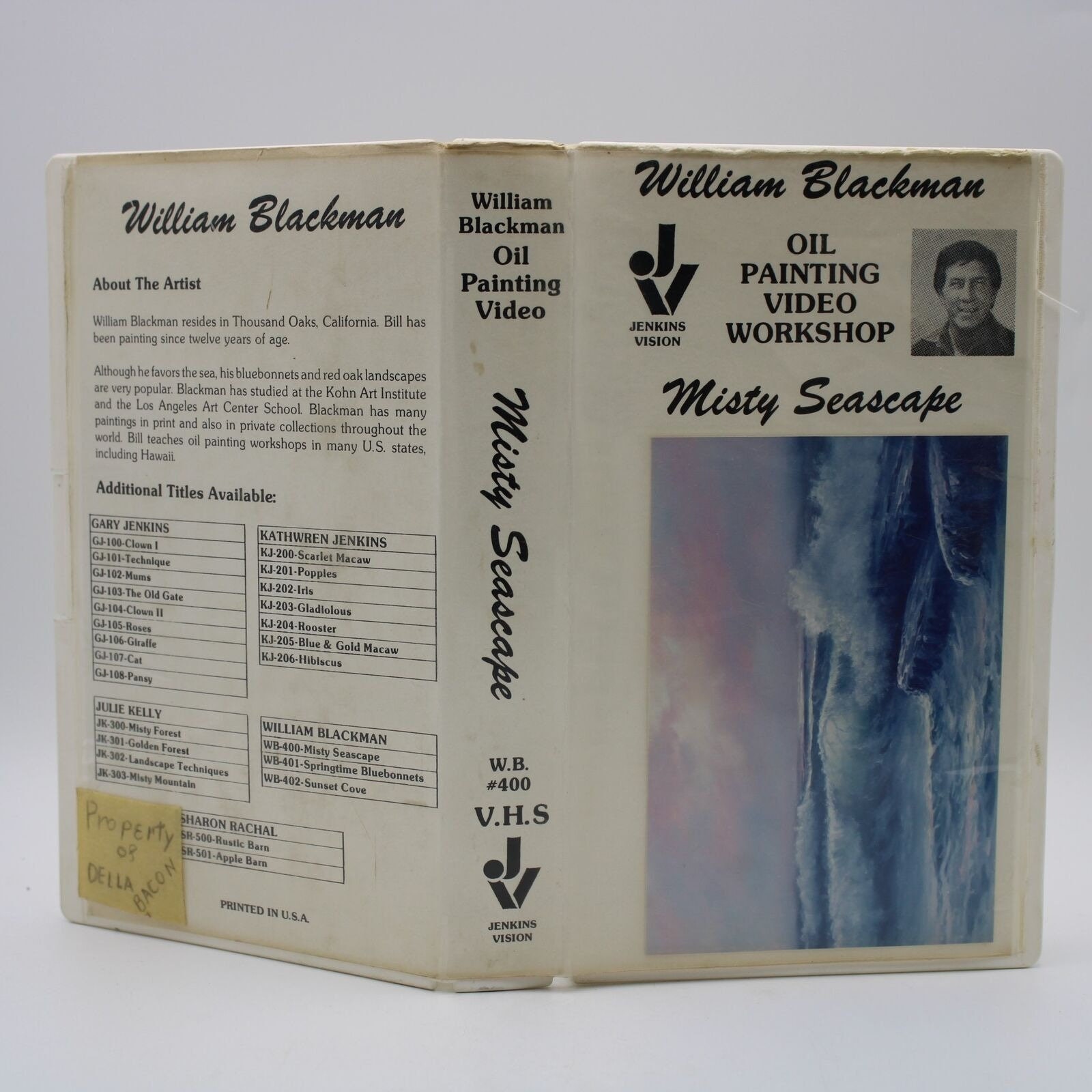 Misty Seascape William Blackman Oil Painting Video Workshop - Etsy