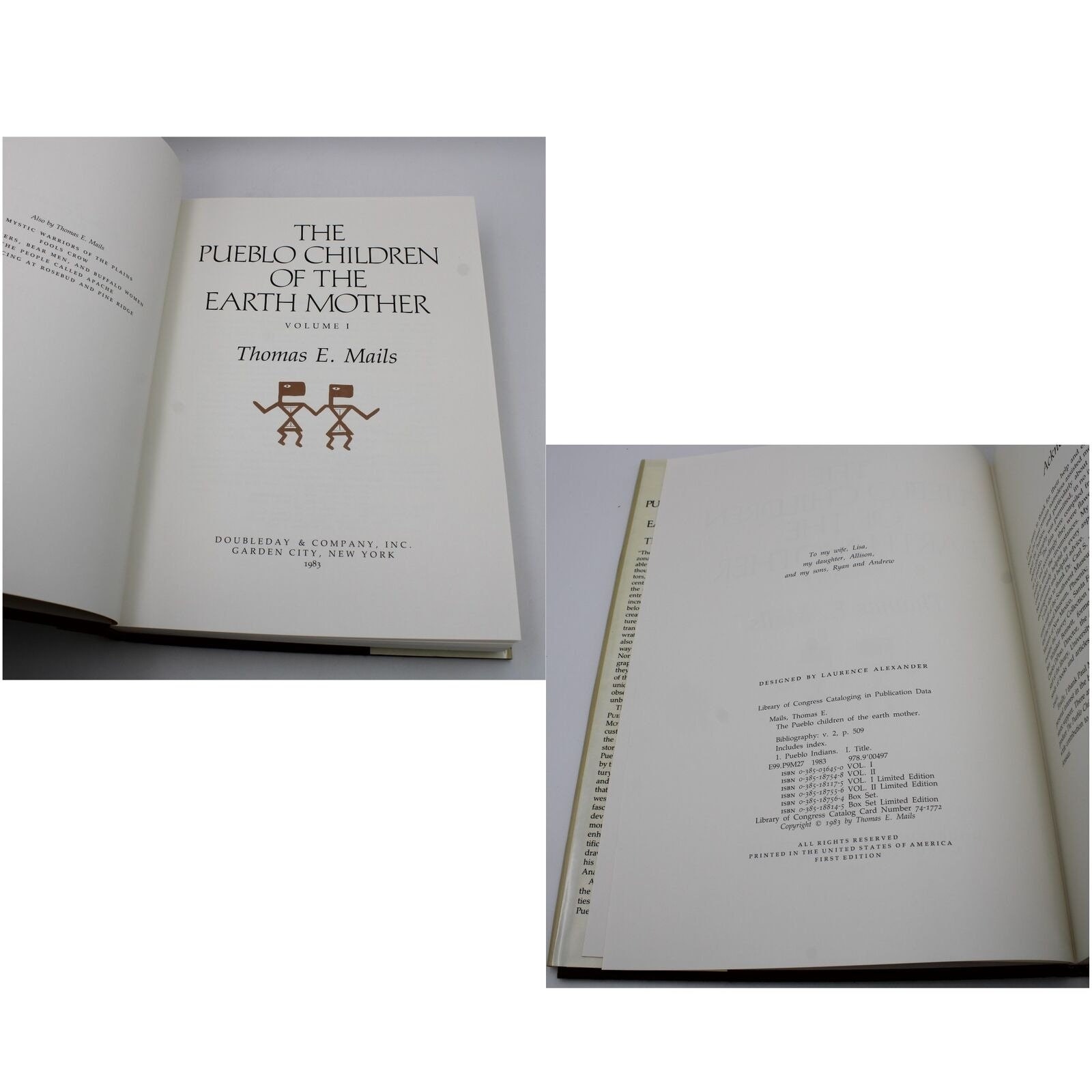 The Pueblo Children of the Earth Mother Thomas E Mails 1983 Hardcover 2 ...