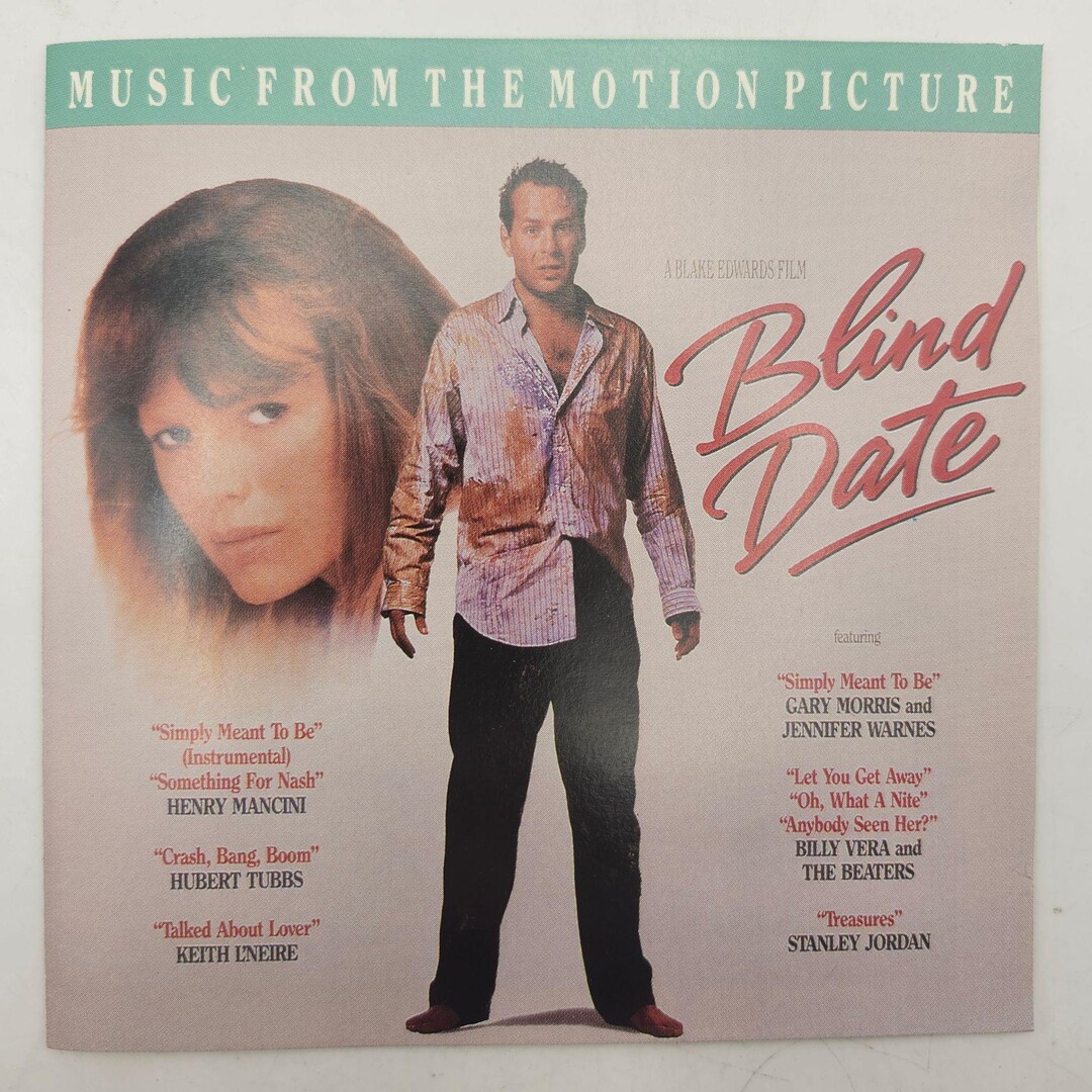 Blind Date Motion Picture Soundtrack CD 1987 Rhino Featuring Bruce ...