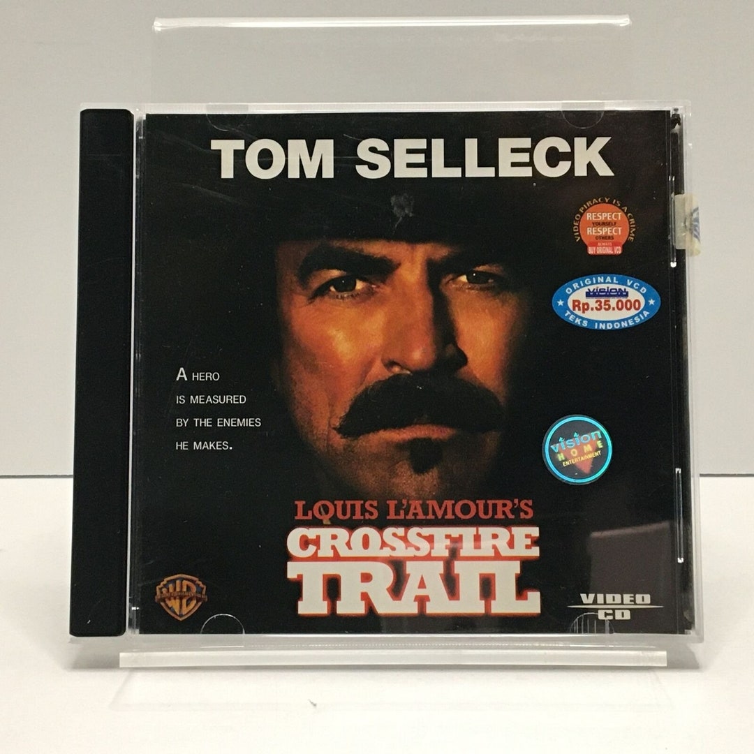 Crossfire Trail Tom Selleck 2 Disc VCD Video CD Indonesia PAL Louis L ...
