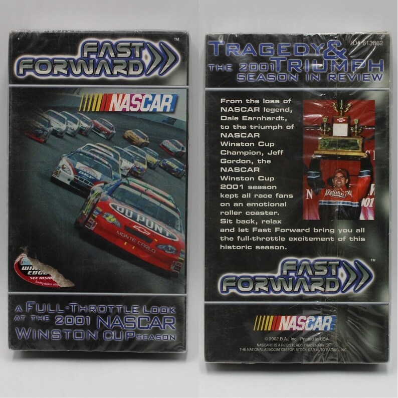 NASCAR Racing 5 VHS Richard Petty Winston Cup Fast Forward Great Racing ...