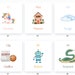 Fun Alphabet: Set of 26 Posters With Drawings - 3 Formats, ABC ...