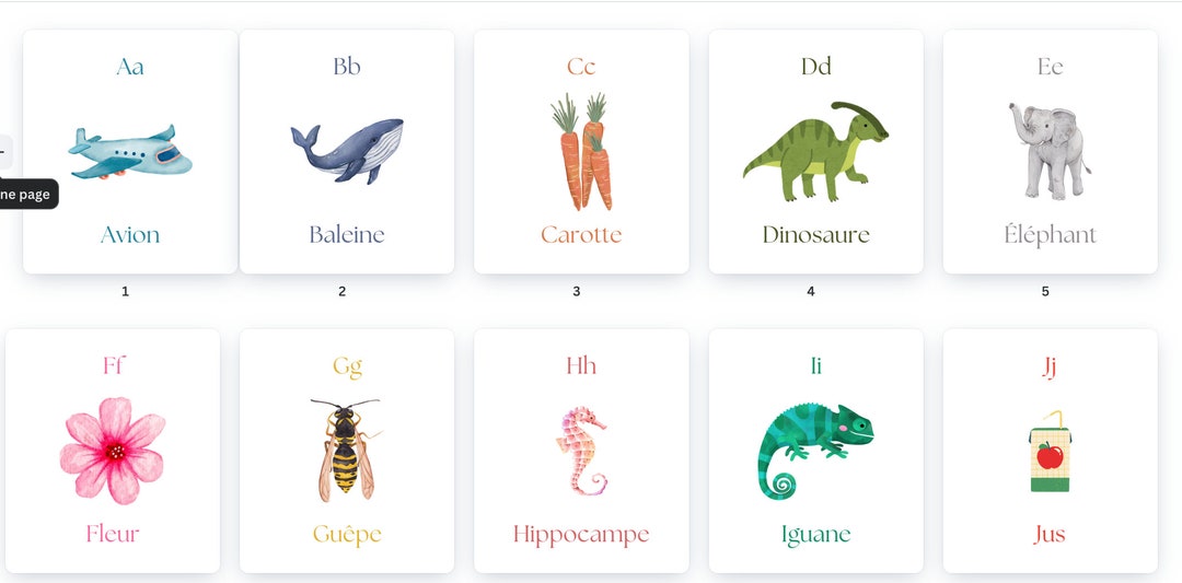 Fun Alphabet: Set of 26 Posters With Drawings - 3 Formats, ABC ...