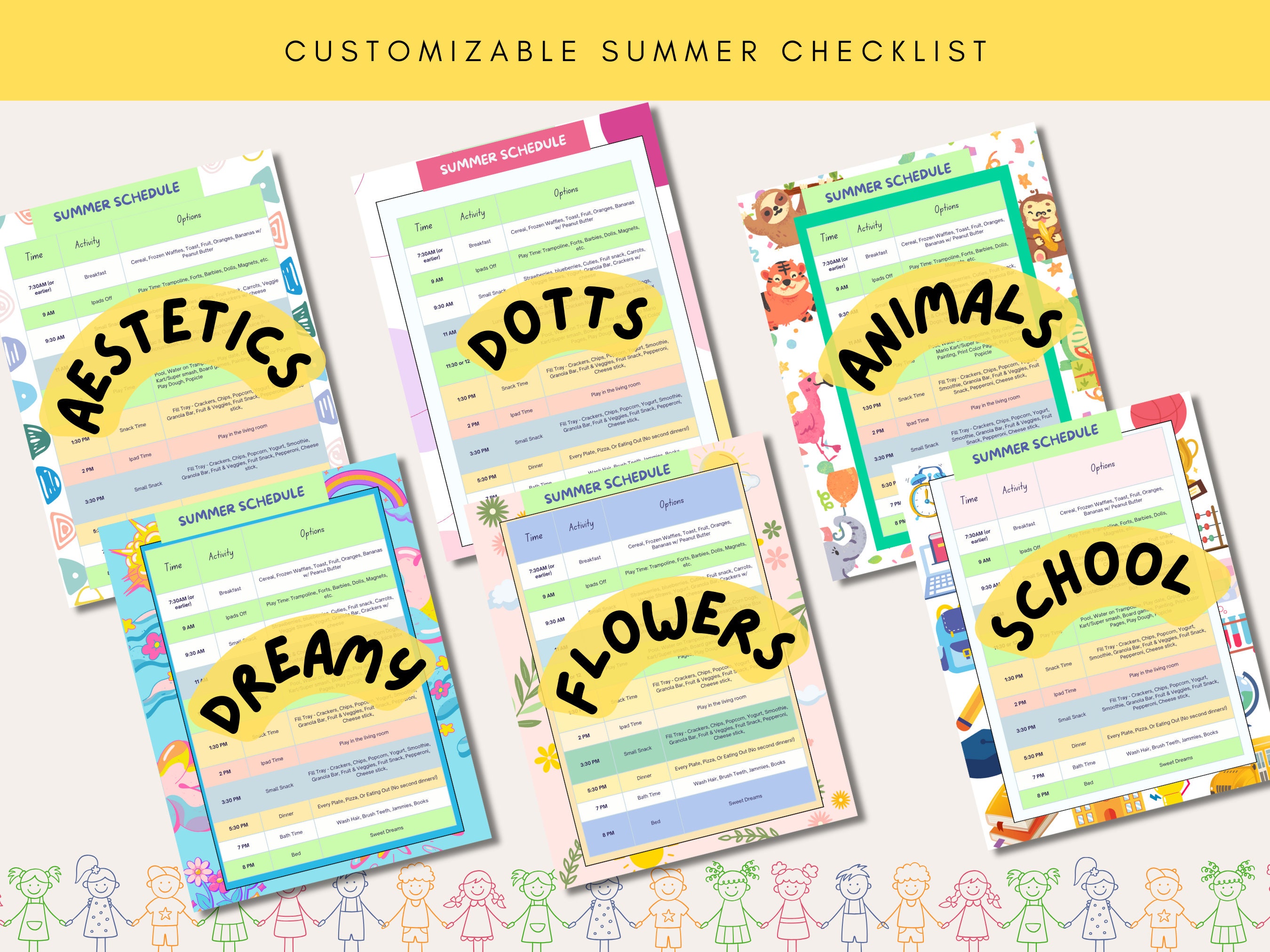 Chore Chart Bundle, Toddler Routine, Kids Routine Chart, Chore Chart ...