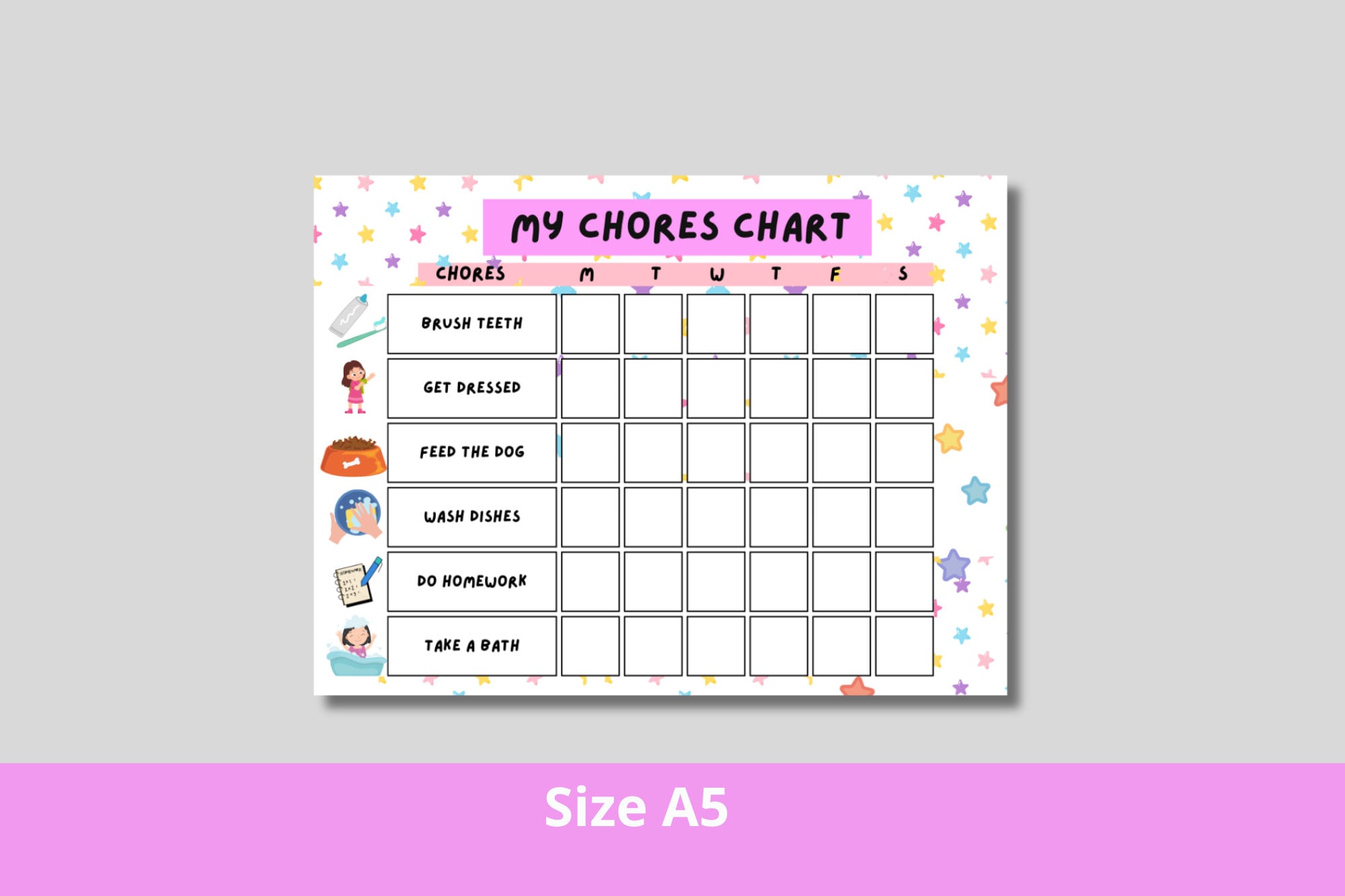 Tablas de tareas editables para niños, Recompensa, Tabla de tareas ...