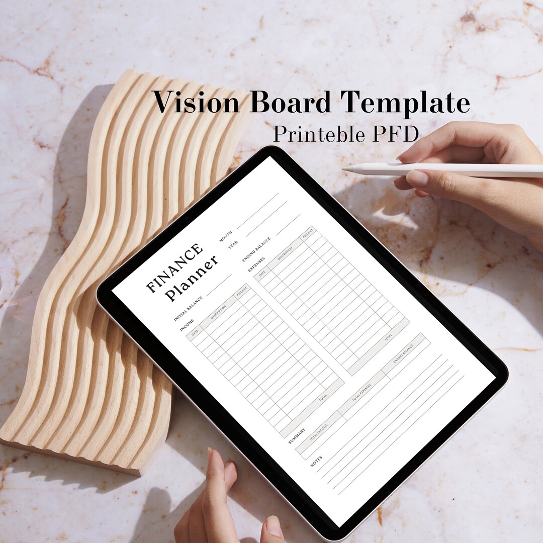 Ebook Canva Template. Vision Board Printables. Chore Chart. Self ...