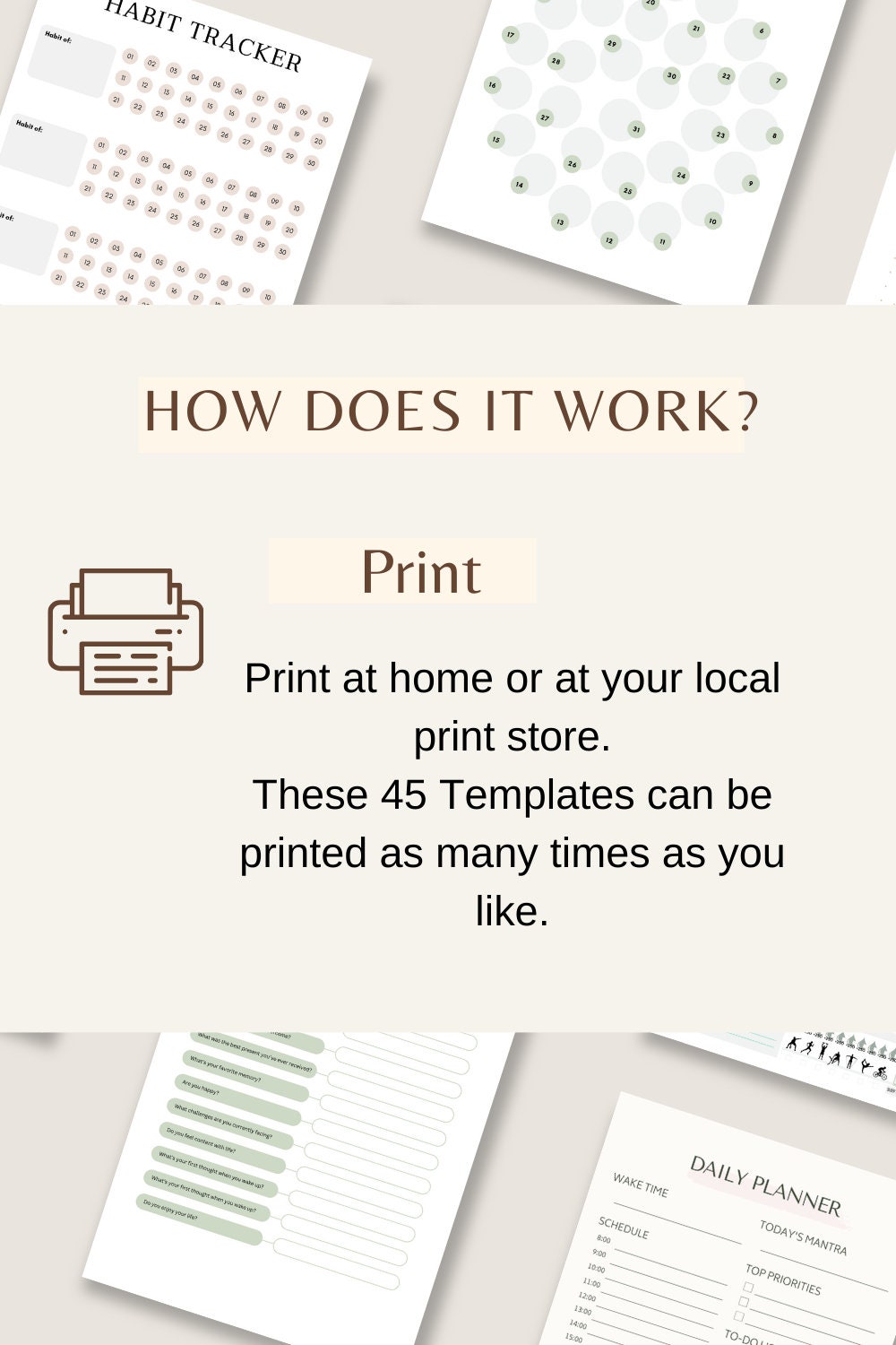 ADHD Planner PRINTABLE Adult ADHD Workbook, Organizer, Daily Planner ...