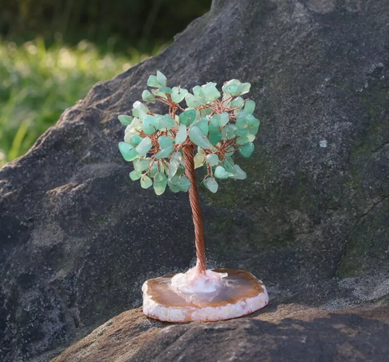 Beautiful Gemstone Tree With Colorful Stones - Etsy