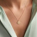 Dainty Snowflake Pendant, 14K Gold Snowflake Necklace, Winter Jewelry ...