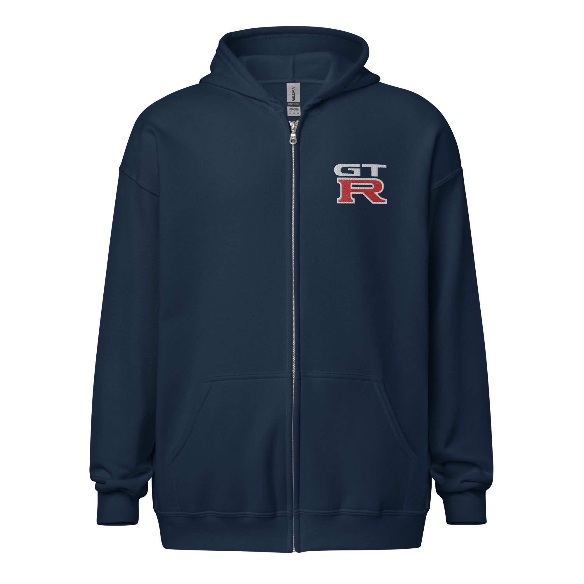 GTR Nissan Skyline Nismo Embroidered Zip Hoodie Hood Sweater Sweatshirt ...