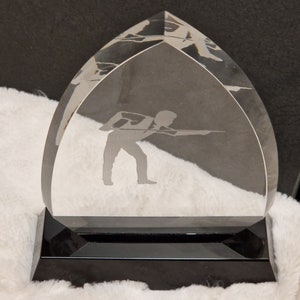 Personalised Premium Optical and Black Crystal Snooker/pool/billiards ...