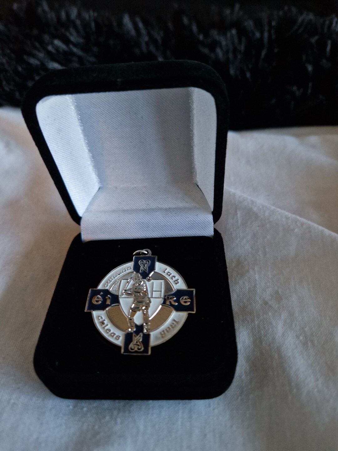 Irish Hurling GAA Medal in Satin and Velvet Presentation Box - Etsy