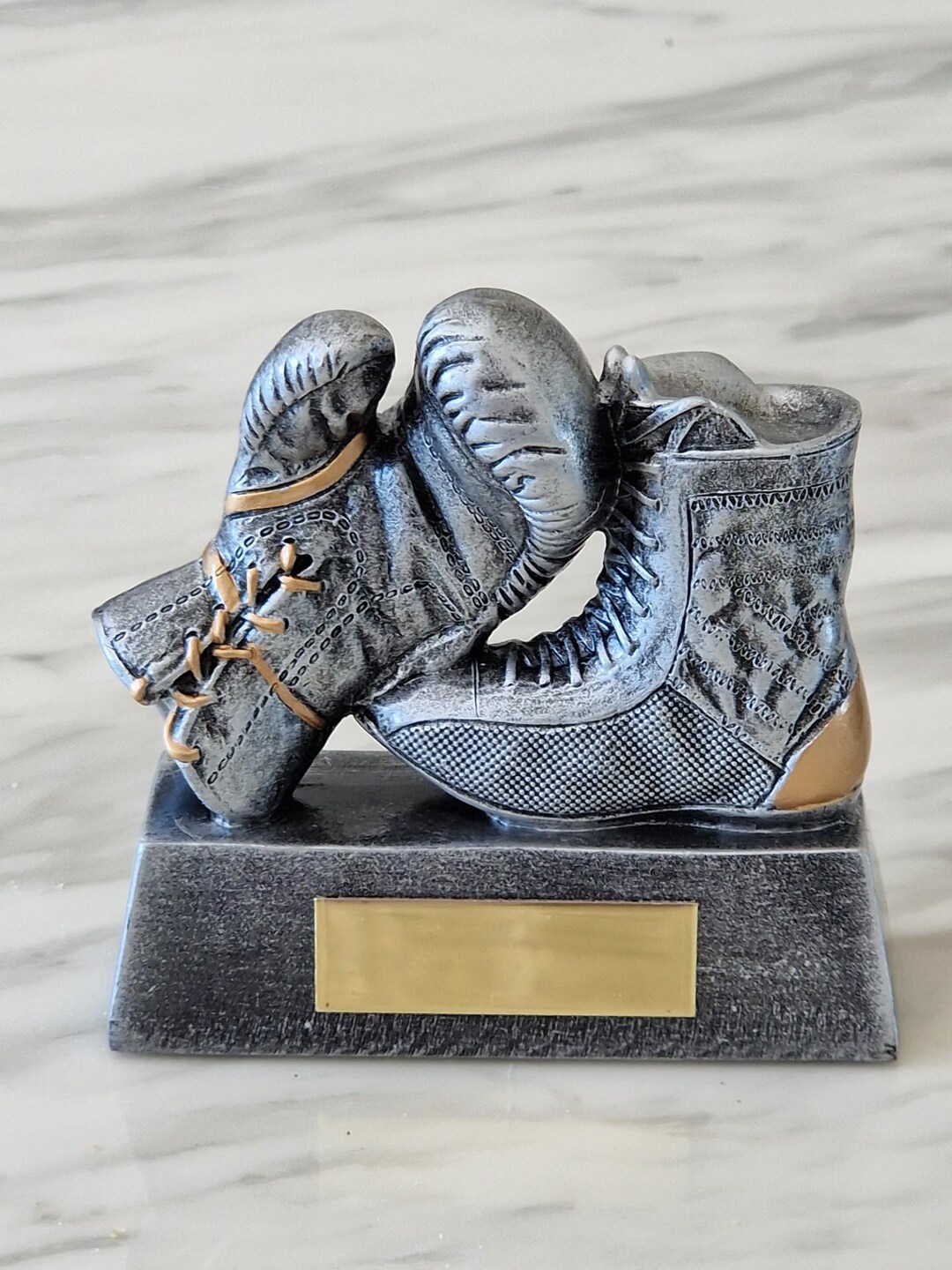 Personalised Boot and Glove Boxing Trophy . Ideal as Boxing Trophy ...