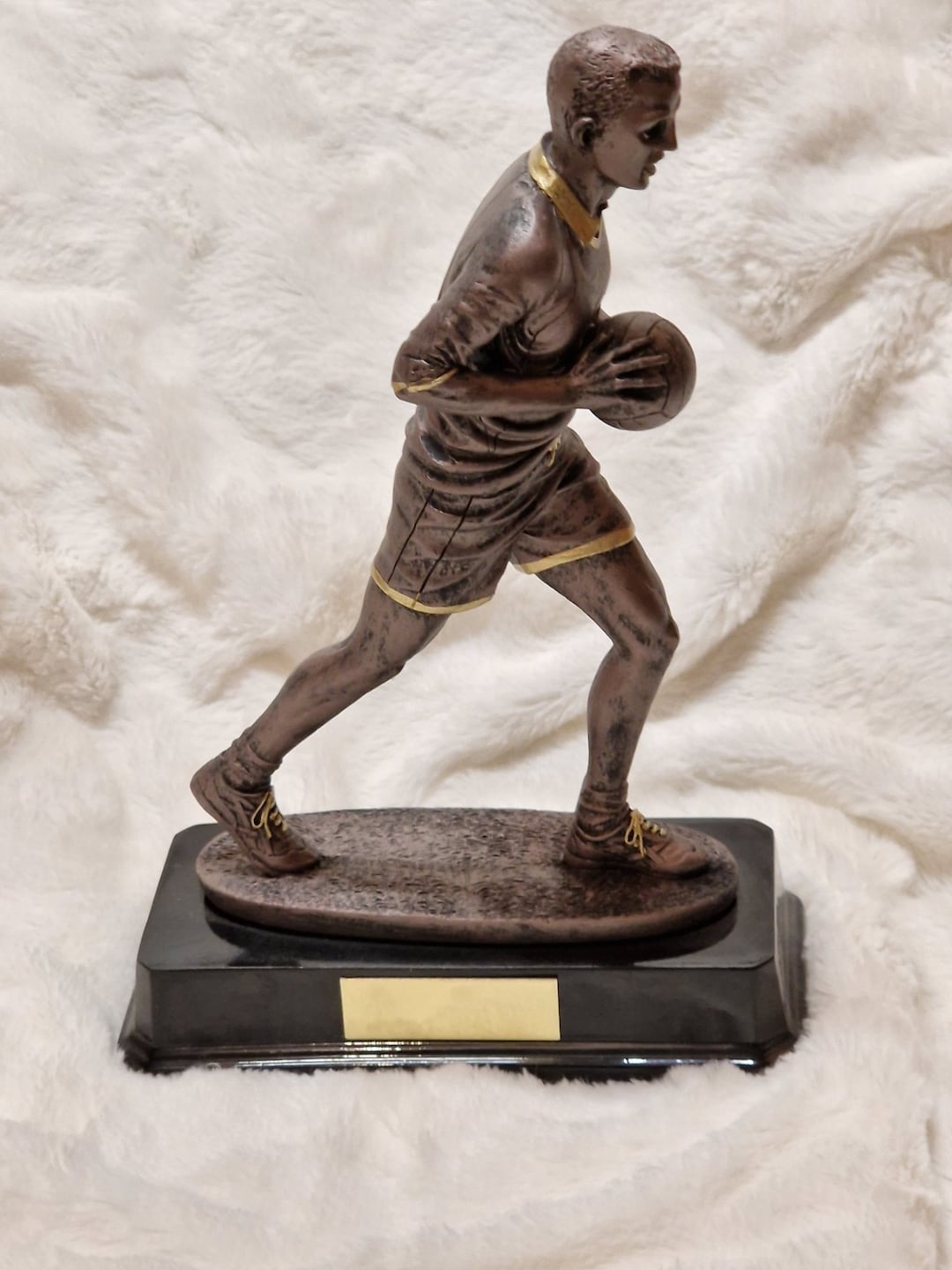 Personalised 23 Cm Irish GAA Running Footballer Figurine. Ideal Trophy ...