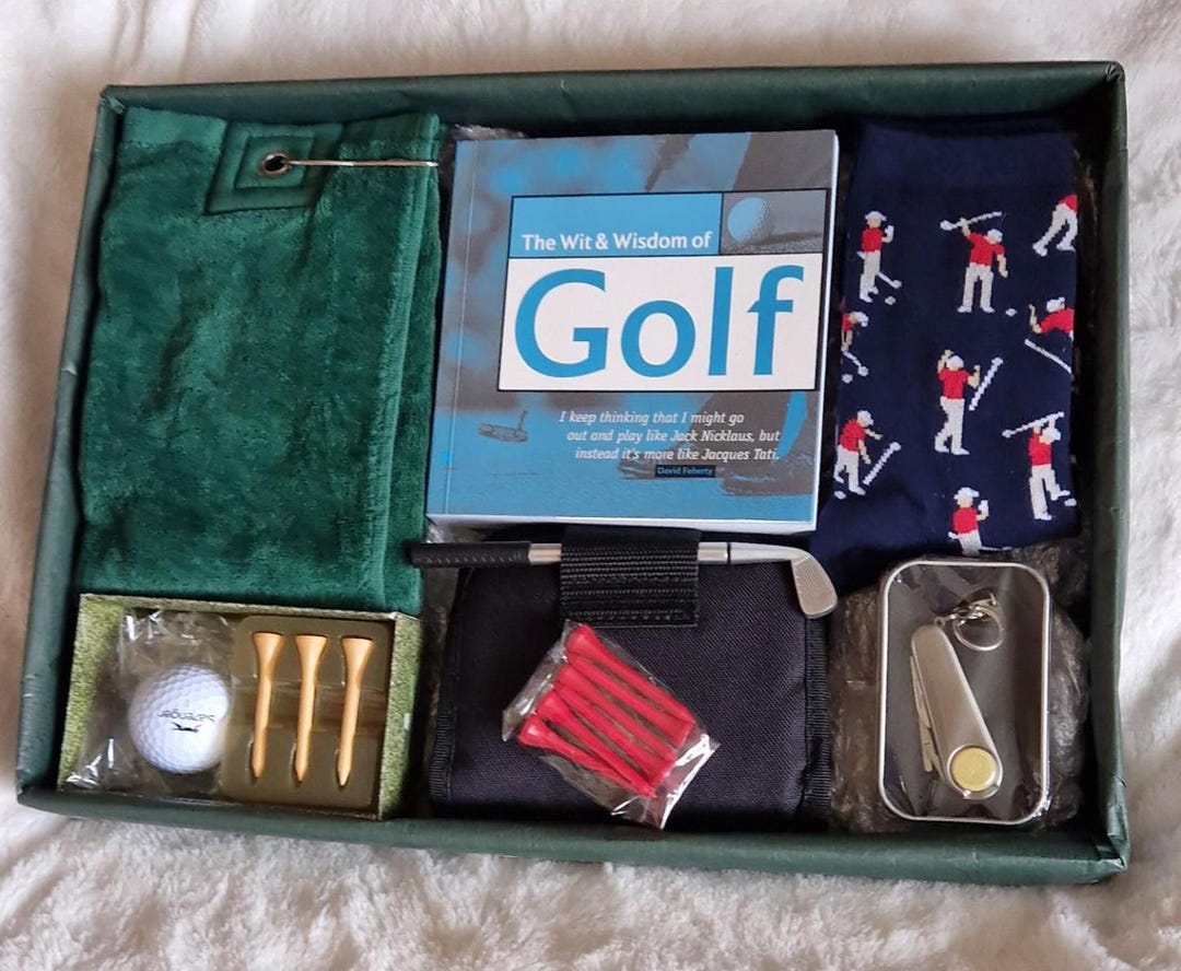 Golfers Gift Box With Quality Accessories for Golfing Needs, Ideal Gift ...