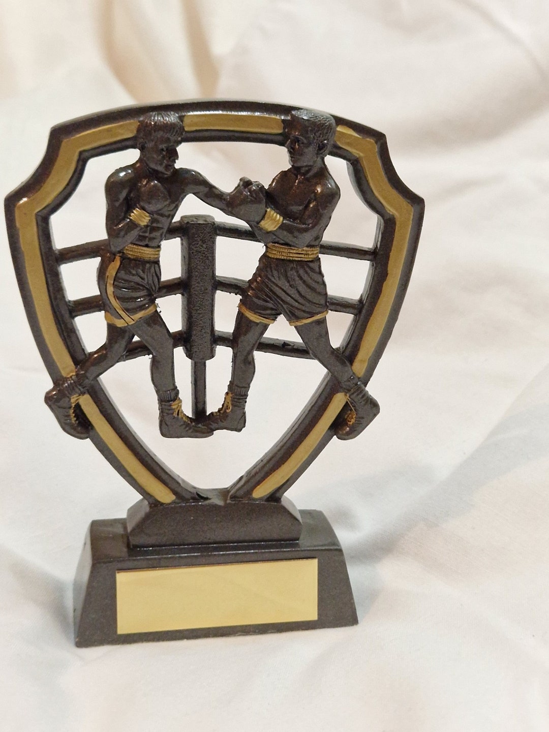 Personalised Boxing Plaque. Ideal as Boxing Trophy, Ornament, Desk Item ...