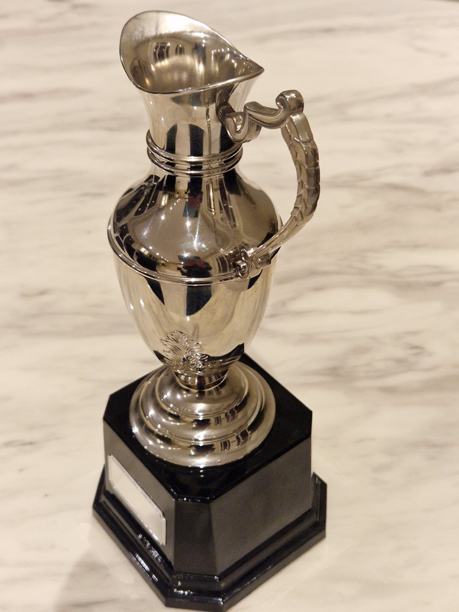 Engraved Nickel Plated Claret Jug Golf Trophy - 32cm - Etsy