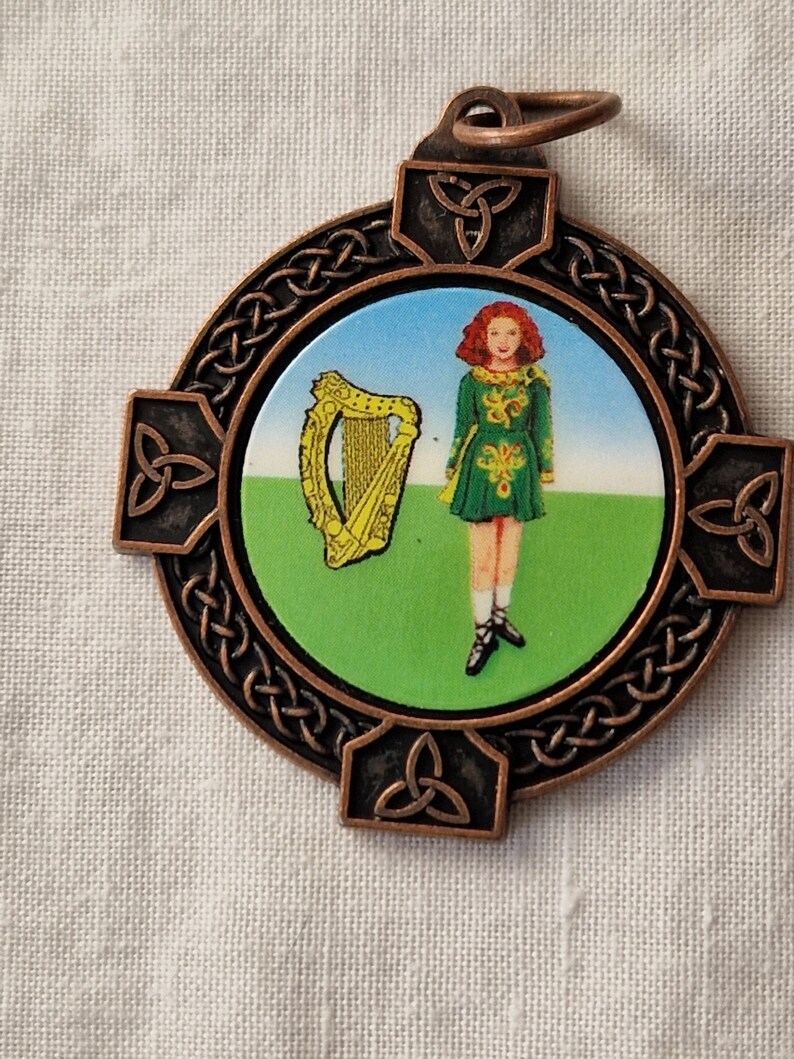 Celtic Design Irish Dancing Medal in Choice of Gold, Silver and Bronze ...