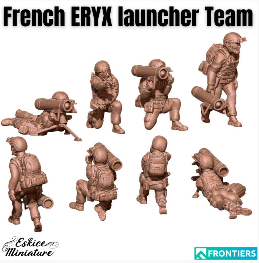 Modern French ERYX Rocket Launcher Team Set - Etsy