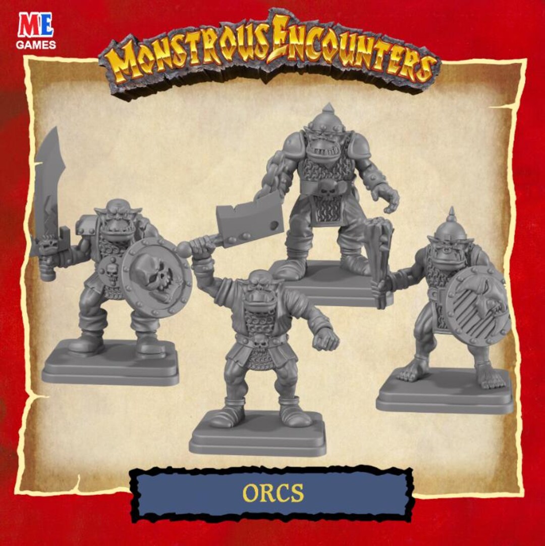 28/32mm Classic Orcs (monstrous Encounters) - Etsy