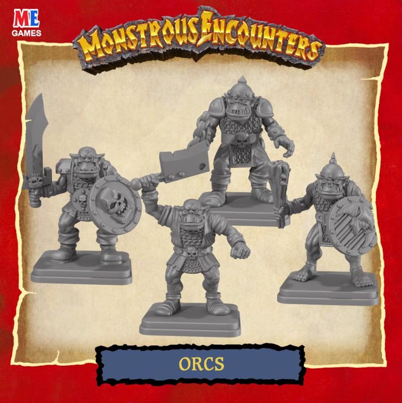 28/32mm Classic Orcs (monstrous Encounters) - Etsy