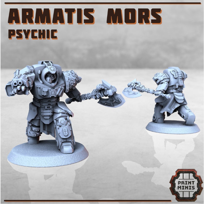 28mm Pyschic - Armatis Mors (heroic Scale) - Etsy