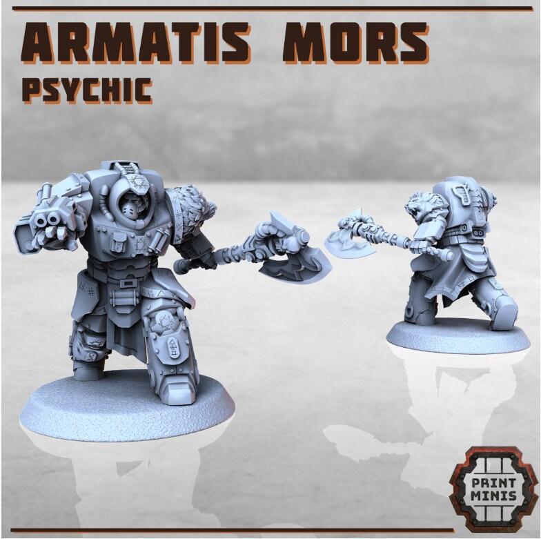 28mm Pyschic - Armatis Mors (heroic Scale) - Etsy