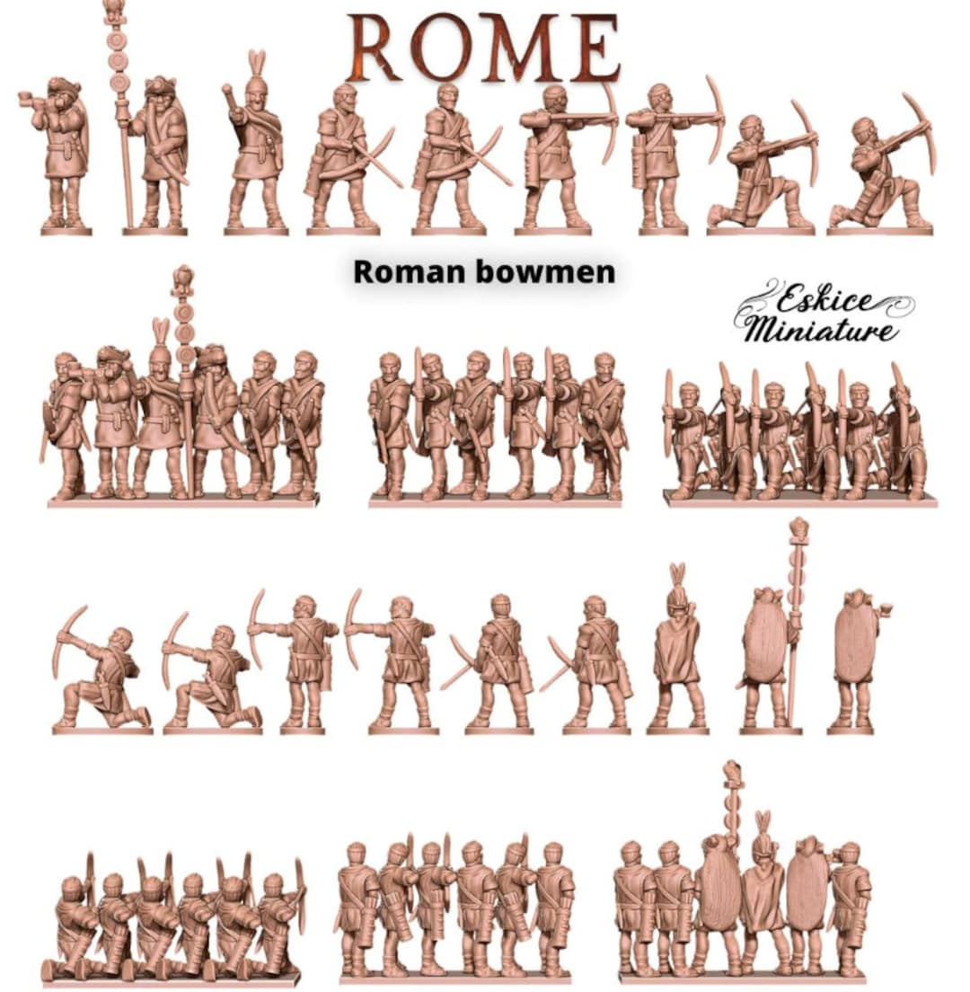Ancient Roman Bowmen Set - Etsy
