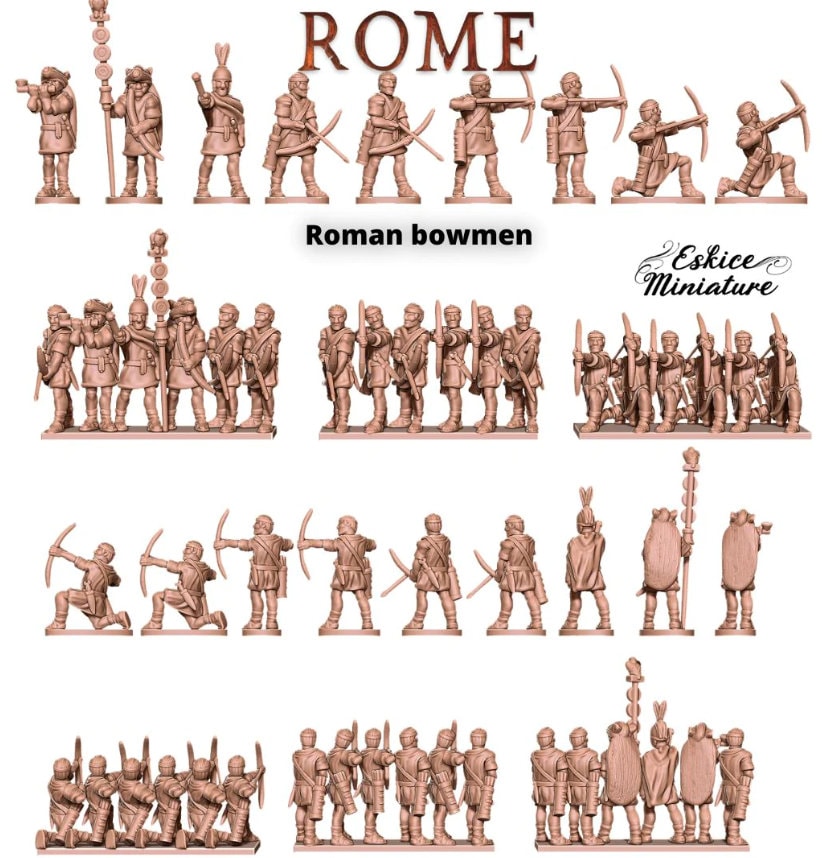 Ancient Roman Bowmen Set - Etsy