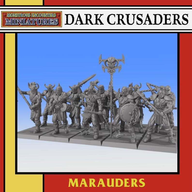 28/32mm DARK CRUSADERS: Marauders Unit - Etsy