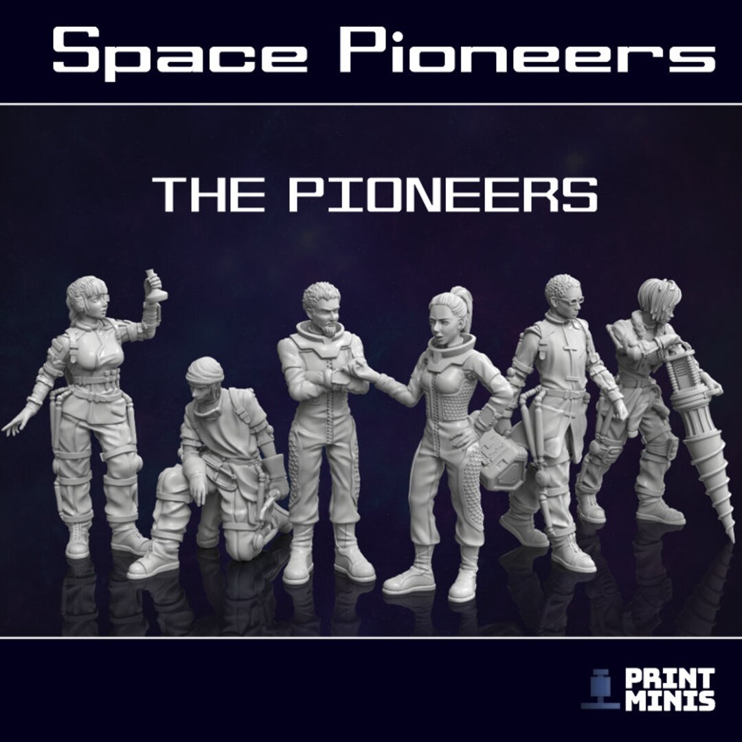 28mm Space Pioneer Team - Full Set (heroic Scale) - Etsy
