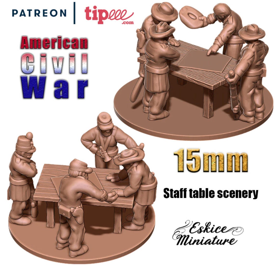ACW Staff Table Scenery Set - Etsy UK