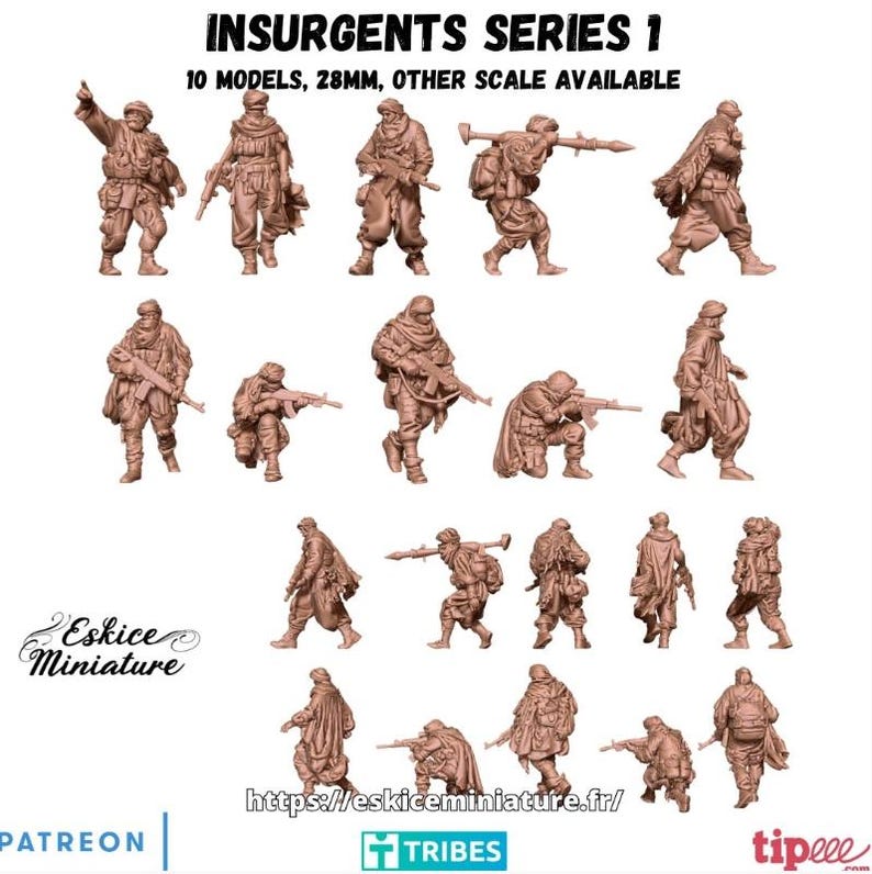 28mm Modern Insurgents Series 1 - Etsy