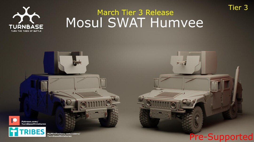 20mm Modern Mosul SWAT Humvee - Etsy