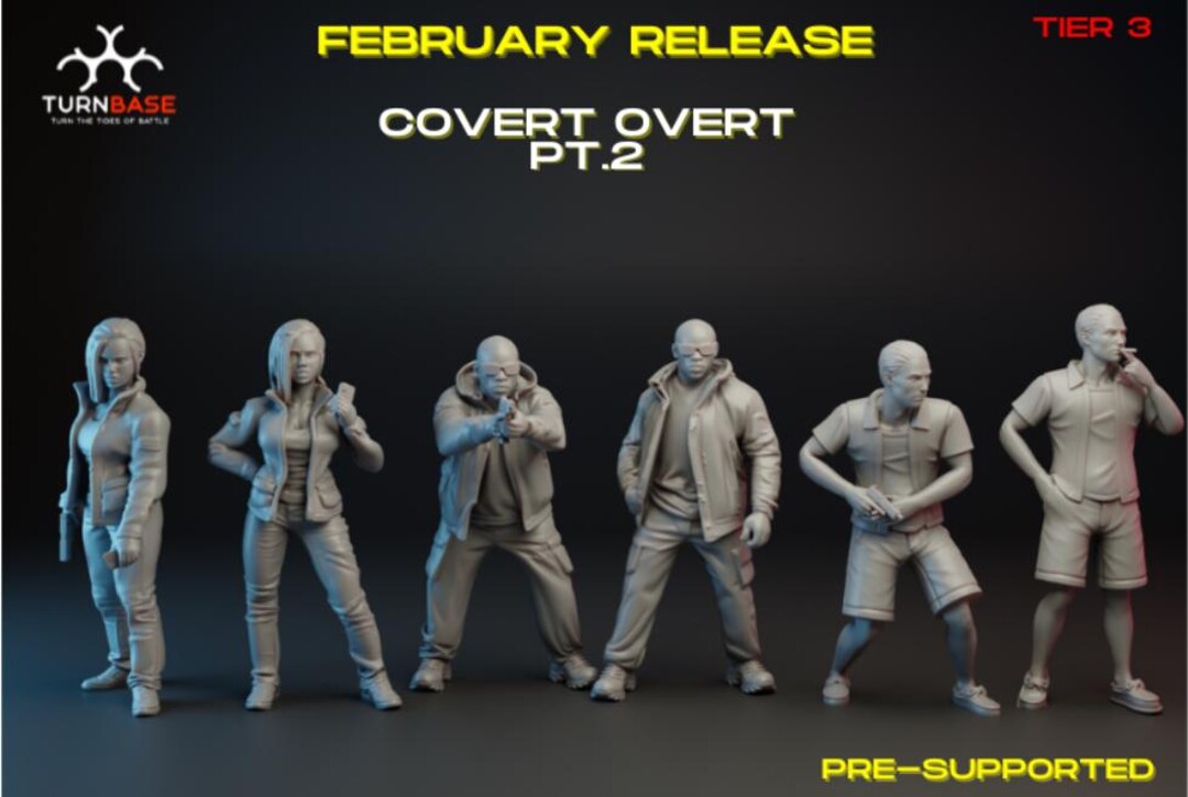 Covert//overt Agents: Part 2 Set - Etsy UK