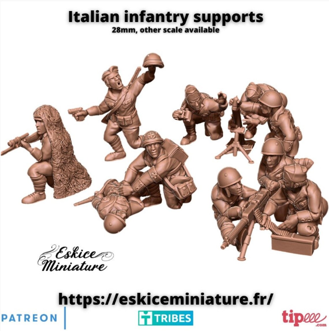 WW2 Italian Infantry Supports Set - Etsy