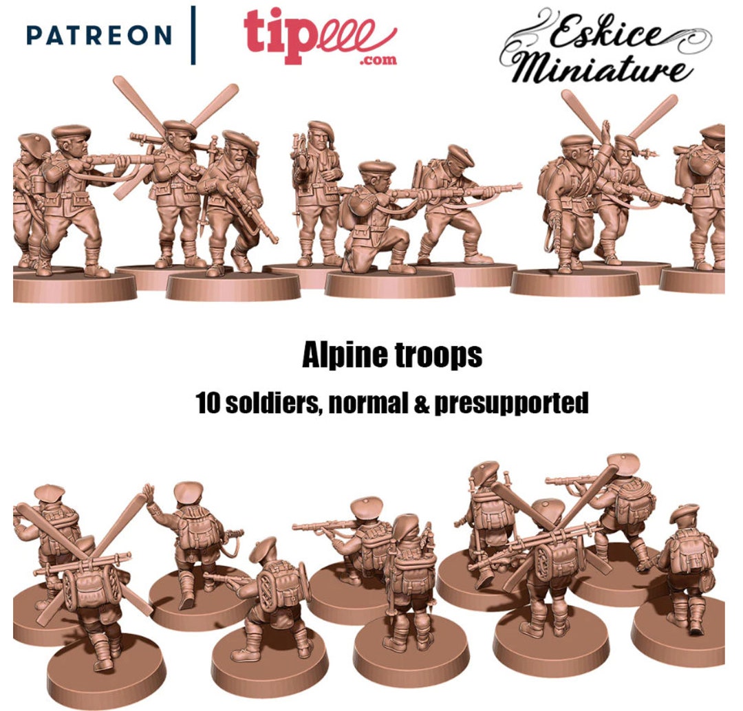 WW2 French Alpine Hunters - Etsy