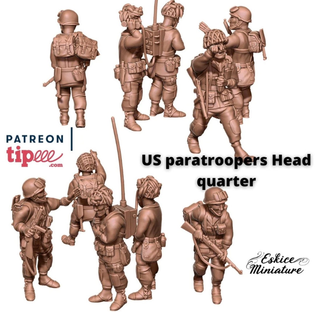 WW2 US Paratroopers HQ Set - Etsy
