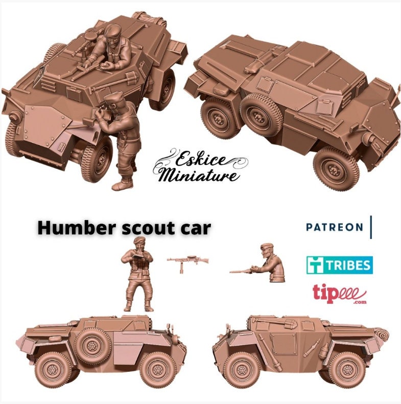 WW2 British Humber Scout Car - Etsy
