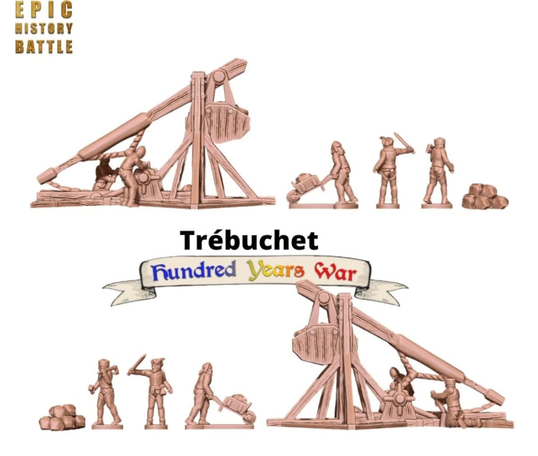 Hundred Years War Trebuchet Set - Etsy