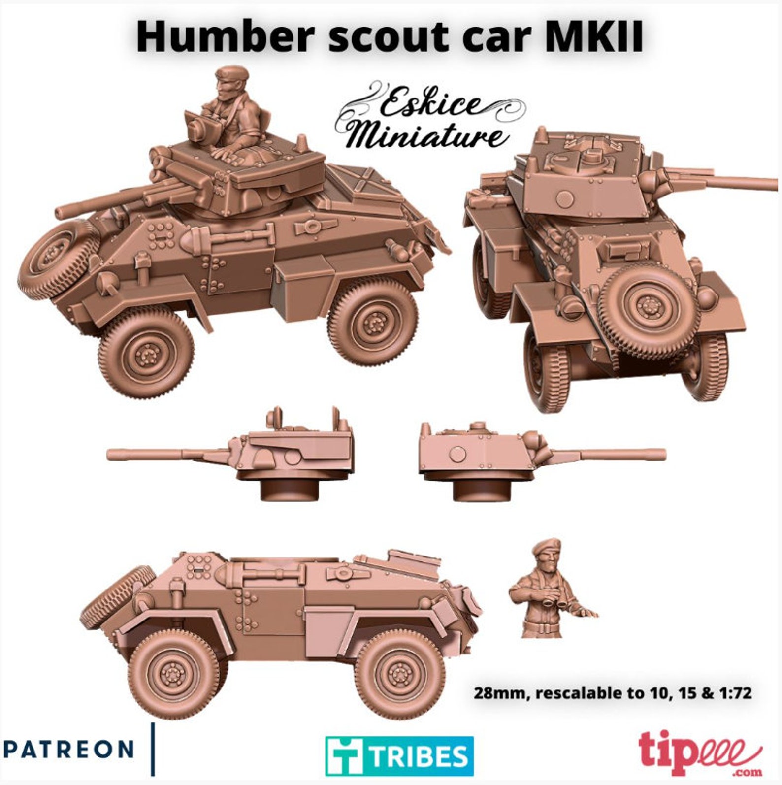 WW2 British Humber Scout Car Mkii - Etsy