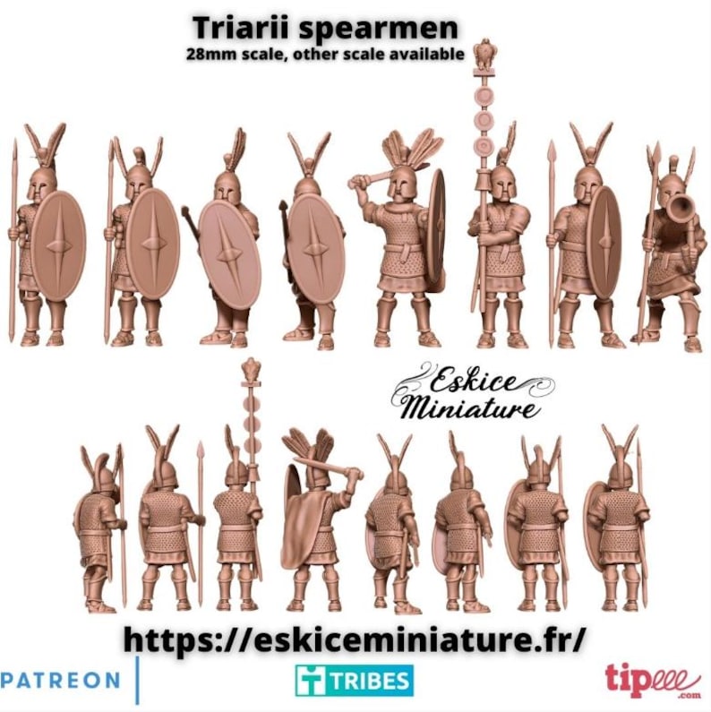 Ancient Roman Triarii Spearman Set - Etsy