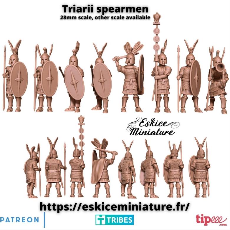 Ancient Roman Triarii Spearman Set - Etsy