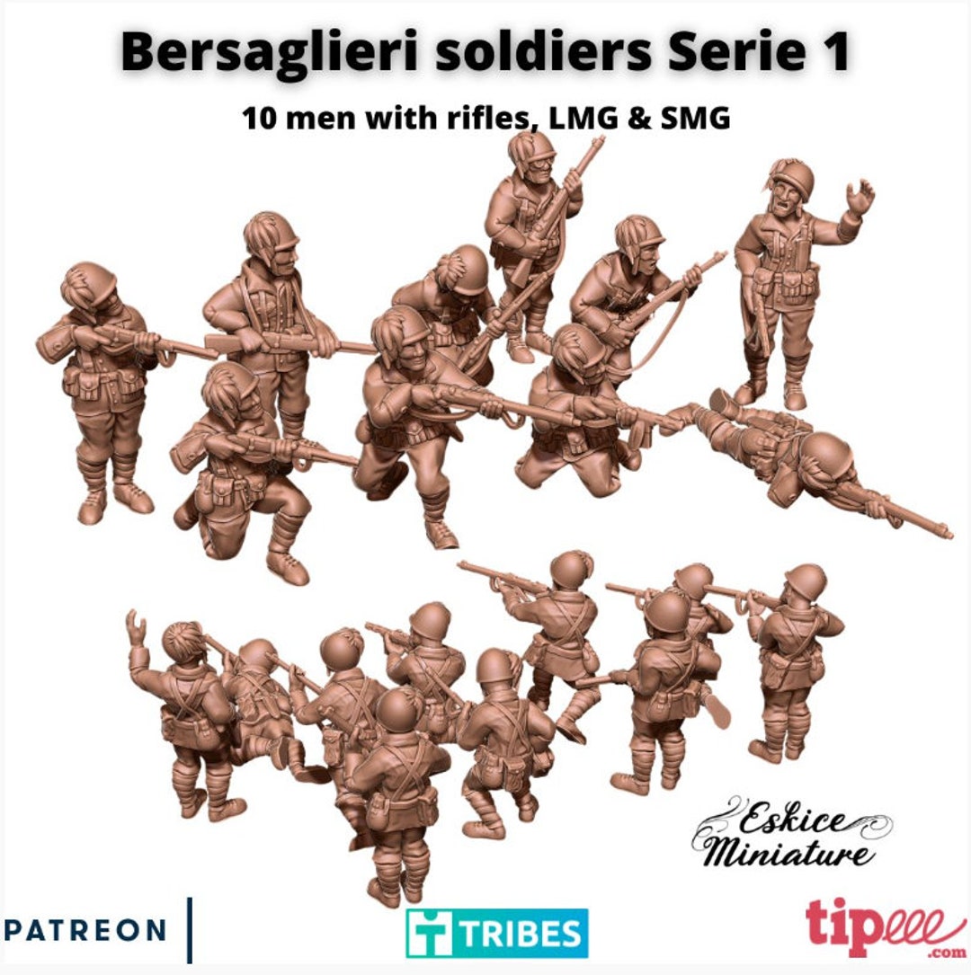 WW2 Italian Bersaglieri Infantry Series 1 Set - Etsy