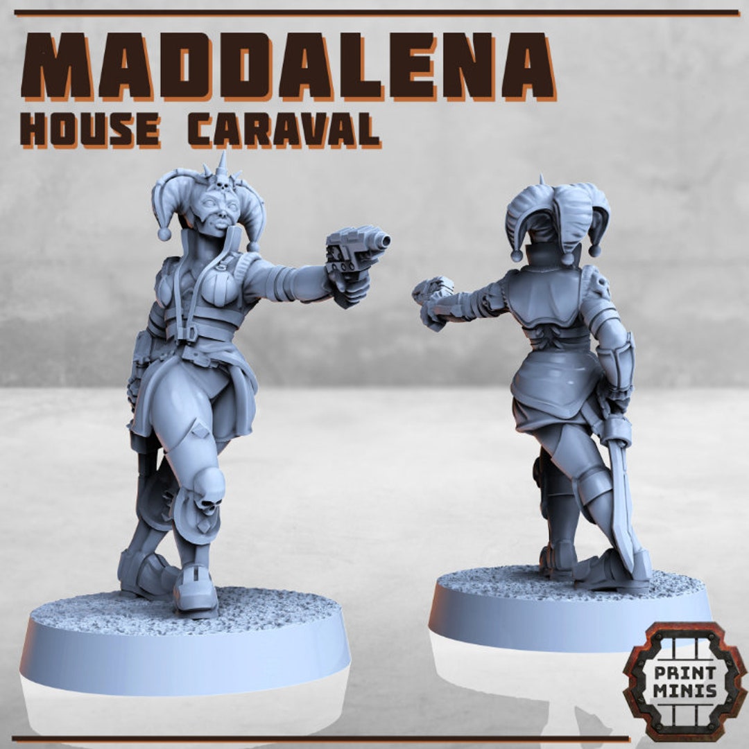 28mm Maddalena - House Caraval (heroic Scale) - Etsy