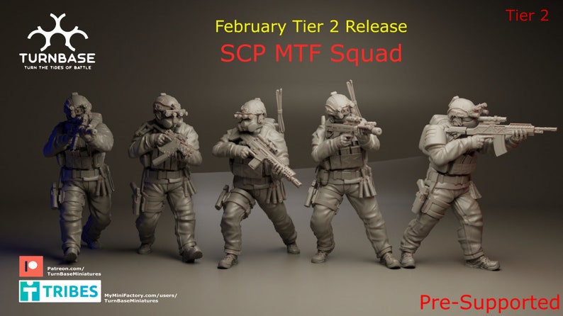 SCP MTF Squad Set - Etsy