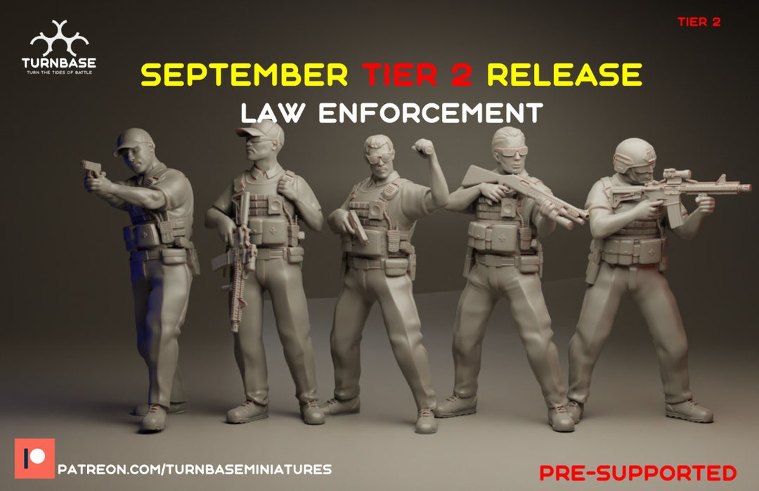 Modern Law Enforcement Set - Etsy