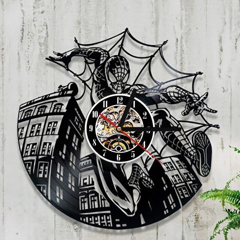 Spiderman Clocks - Etsy