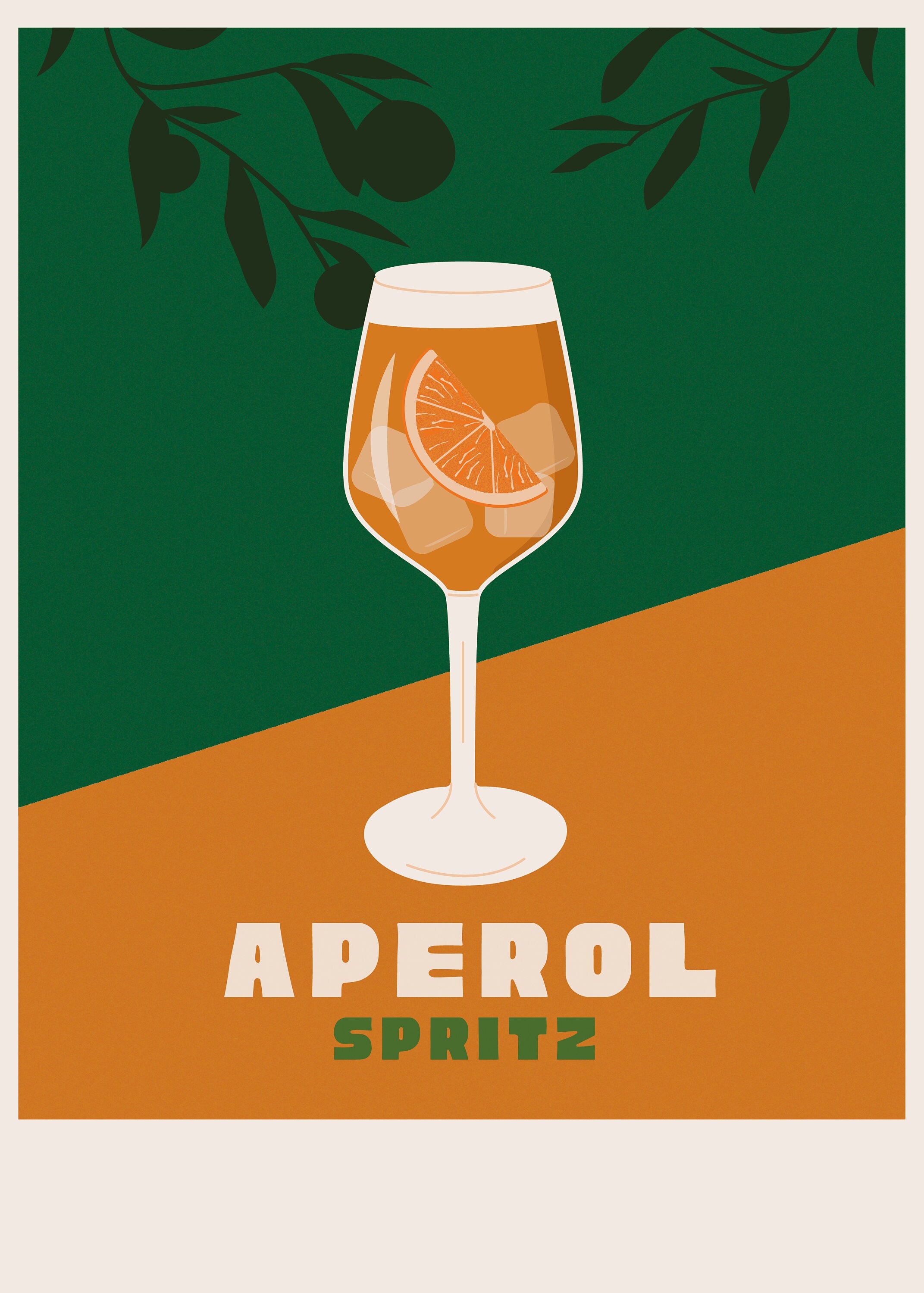 Aperol Spritz Poster digital - Etsy