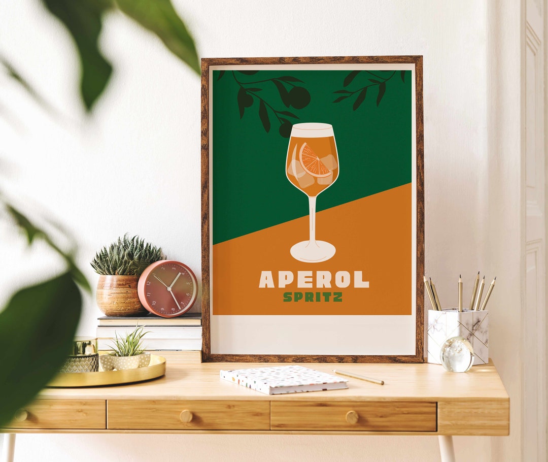 Aperol Spritz Poster digital - Etsy